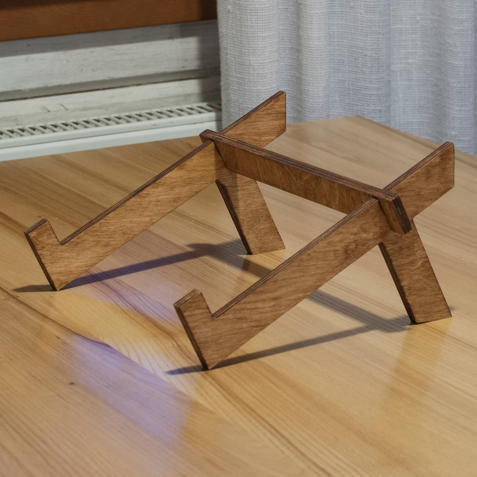 Plywood Laptop Stand, Ergonomic Straight Design - Etsy