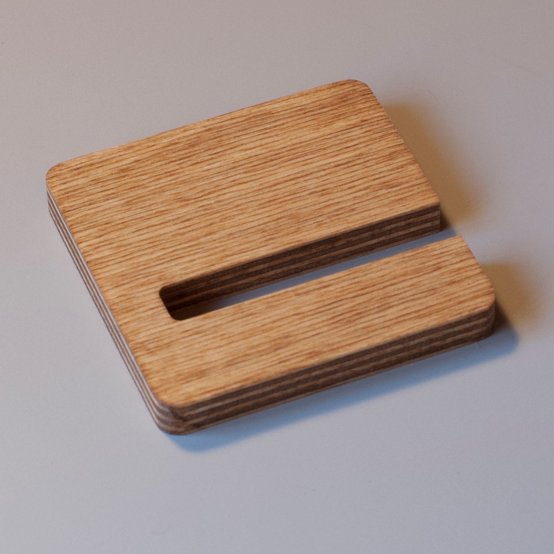 Plywood Phone Stand MINI for iPhone or Smartphones and Pens. Perfect ...