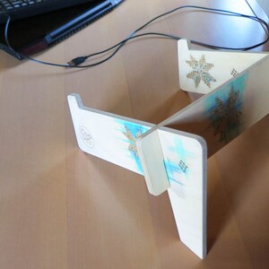 Laptop Stand LT. Plywood Ergonomic, Colored, Stylish Laptop Stand Home ...