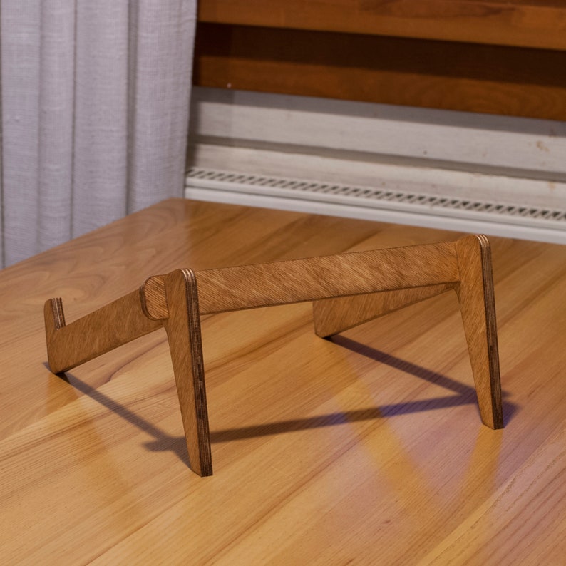 Laptop Stand CHOCO MILK. Elegant, Brown Colored, Plywood. Portable Wood ...