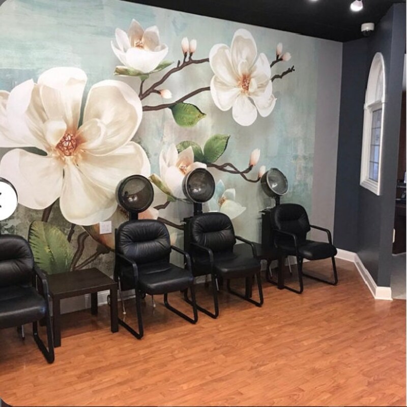 Magnolia Mural - Etsy