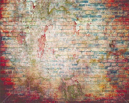 Brick Wall Graffiti Art Wallpaper*** 255cm (h) X 280cm (w)*** 3D Wall ...
