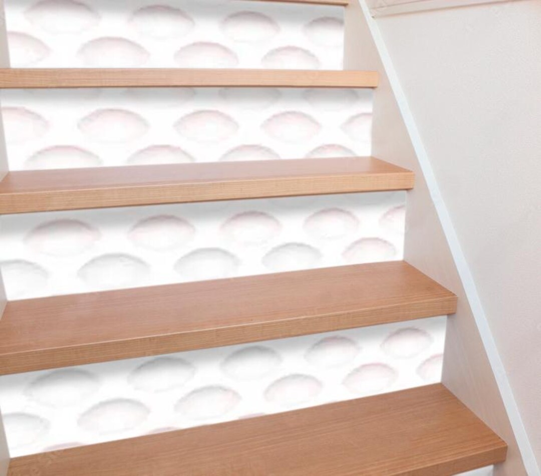 Geometric Abstract Figures Stair Risers Stickers Stair Decoration ...