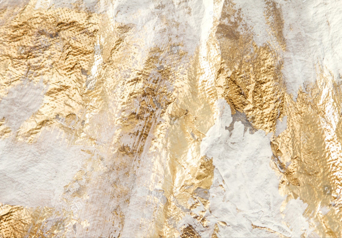3D White Gold Luxury Golden Graffiti Wall Texture Wallpaper Wall ...