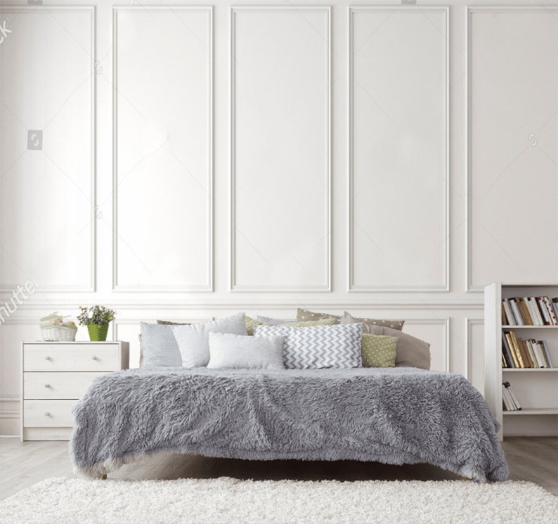 Ivory French Panels Texture Wallpaper Wall Sticker Decor Wall - Etsy