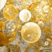 Glittering Gold Bubbles 3D Wall Sticker Decor Ceiling Golden - Etsy