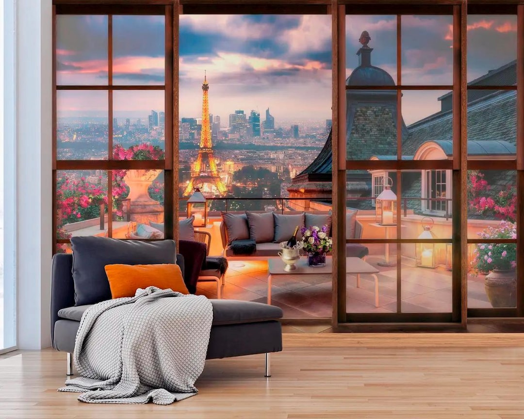 Paris Wall Mural for Bedroom Paris Wall Decor French Wallpaper for ...