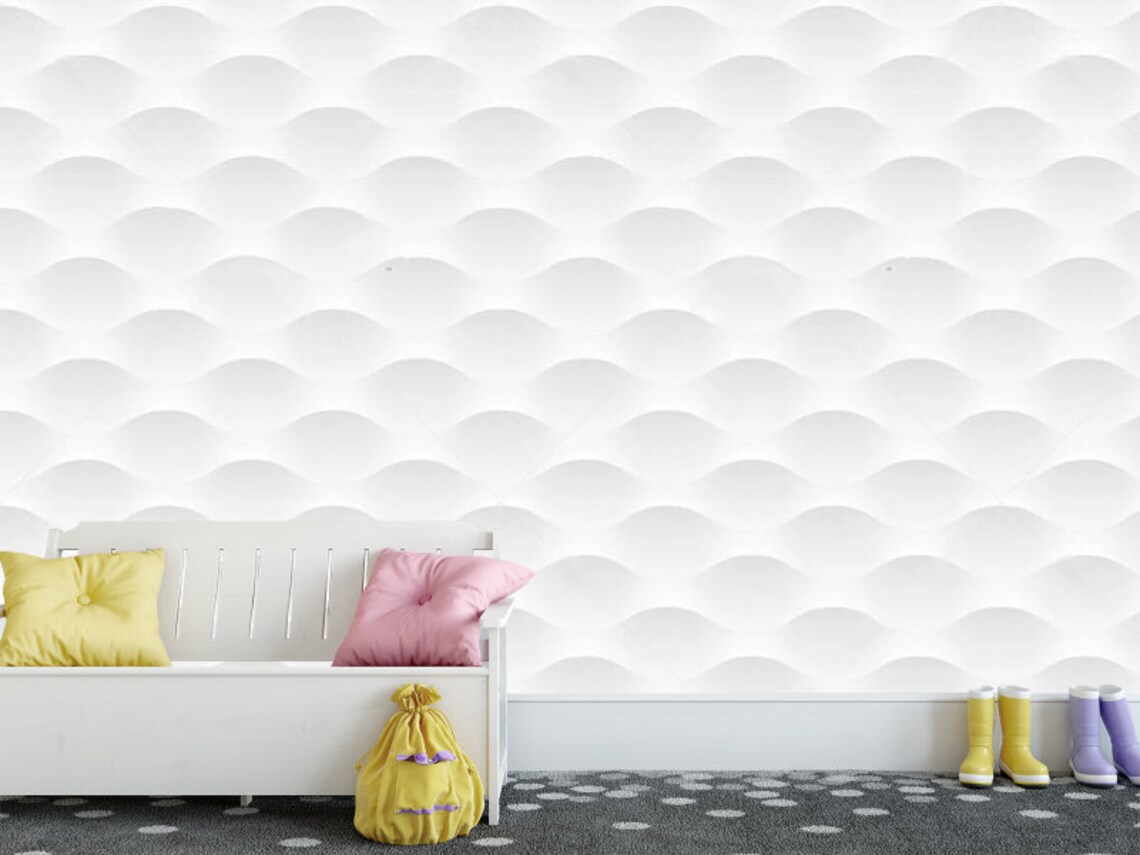 3D Waves Wallpaper 3D Wall Sticker Wall Decor Peel and Stick | Etsy