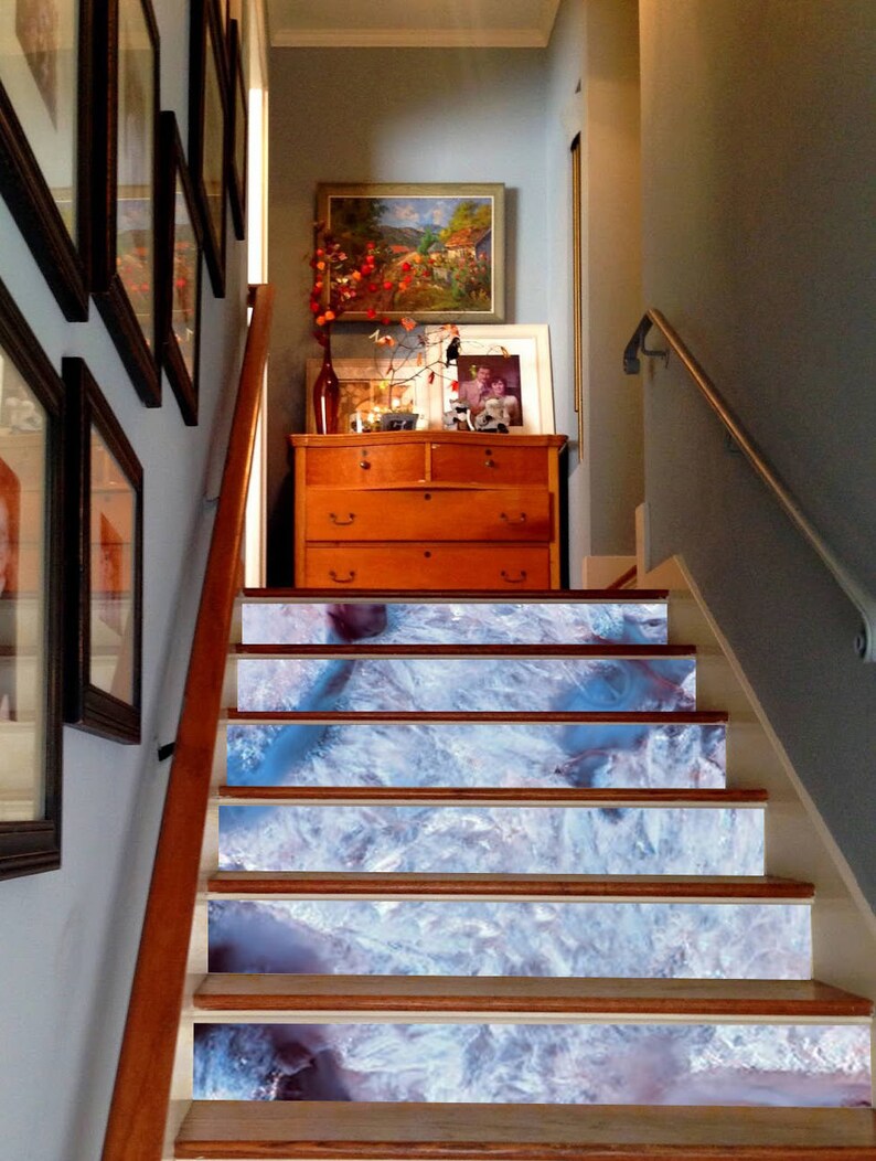 3D Stone Decoration Adhesive Vinyl Stair Riser Panels Stairs - Etsy
