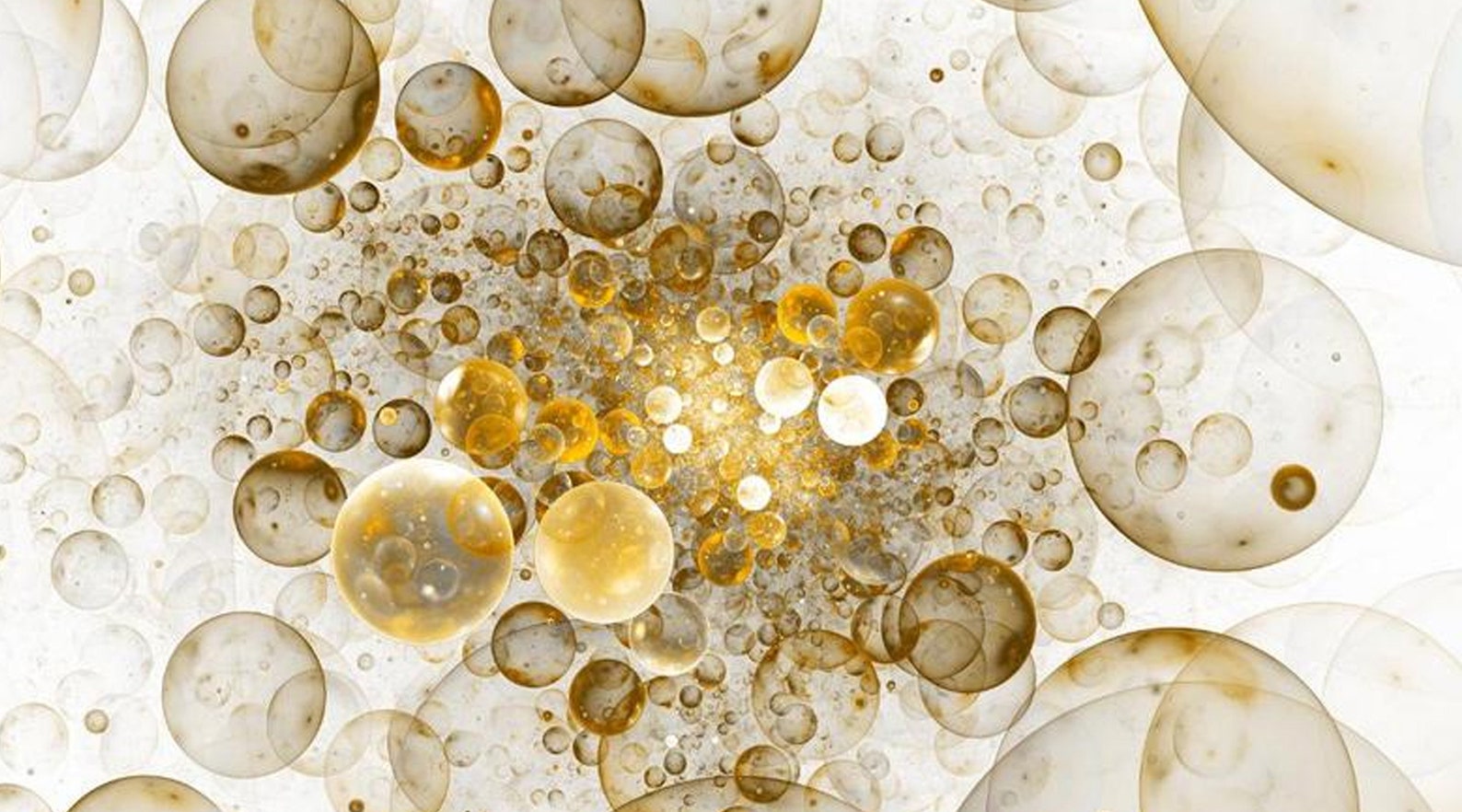 Glittering Gold Bubbles 3D Wall Sticker Decor Ceiling Golden - Etsy