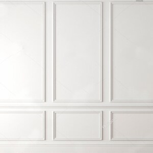 Ivory French Panels Texture Wallpaper Wall Sticker Decor Wall Mural ...