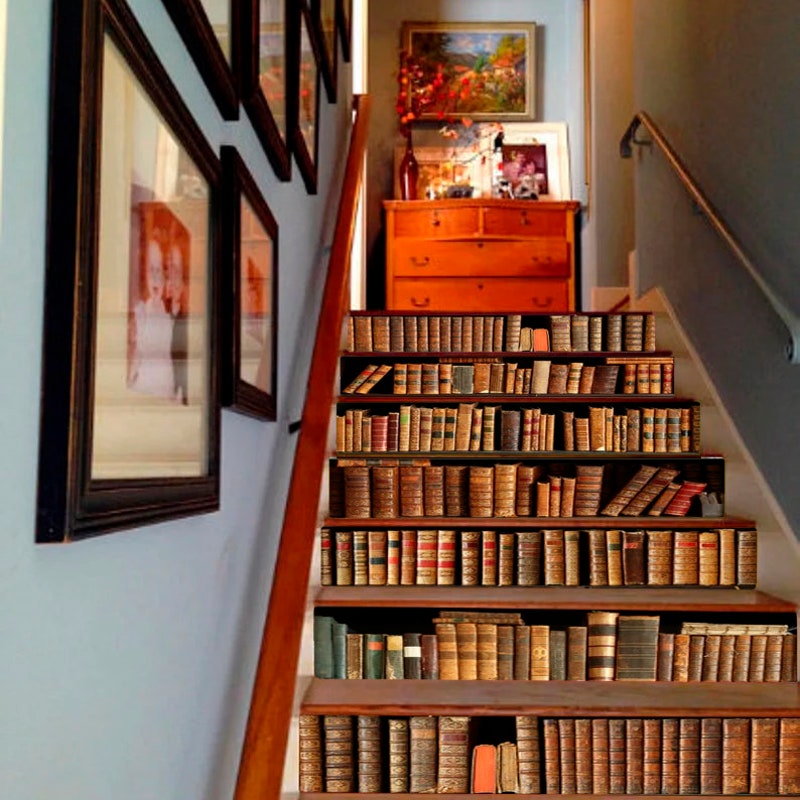 Stair Riser Decals Books - Etsy