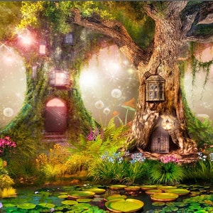 Magic Wood Wallpaper Little Fairy Kids Room Magic Forest Wallpaper ...