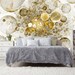 Glittering Gold Bubbles 3D Wall Sticker Decor Ceiling Golden - Etsy