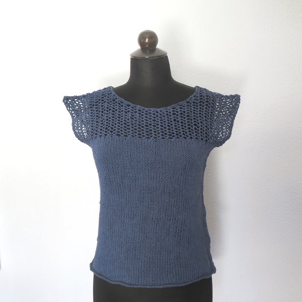 Knit Linen Top - Etsy