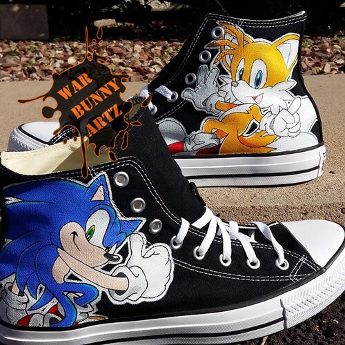 Sonic the Hedgehog sonic & Tails Video Game / Cartoon - Etsy