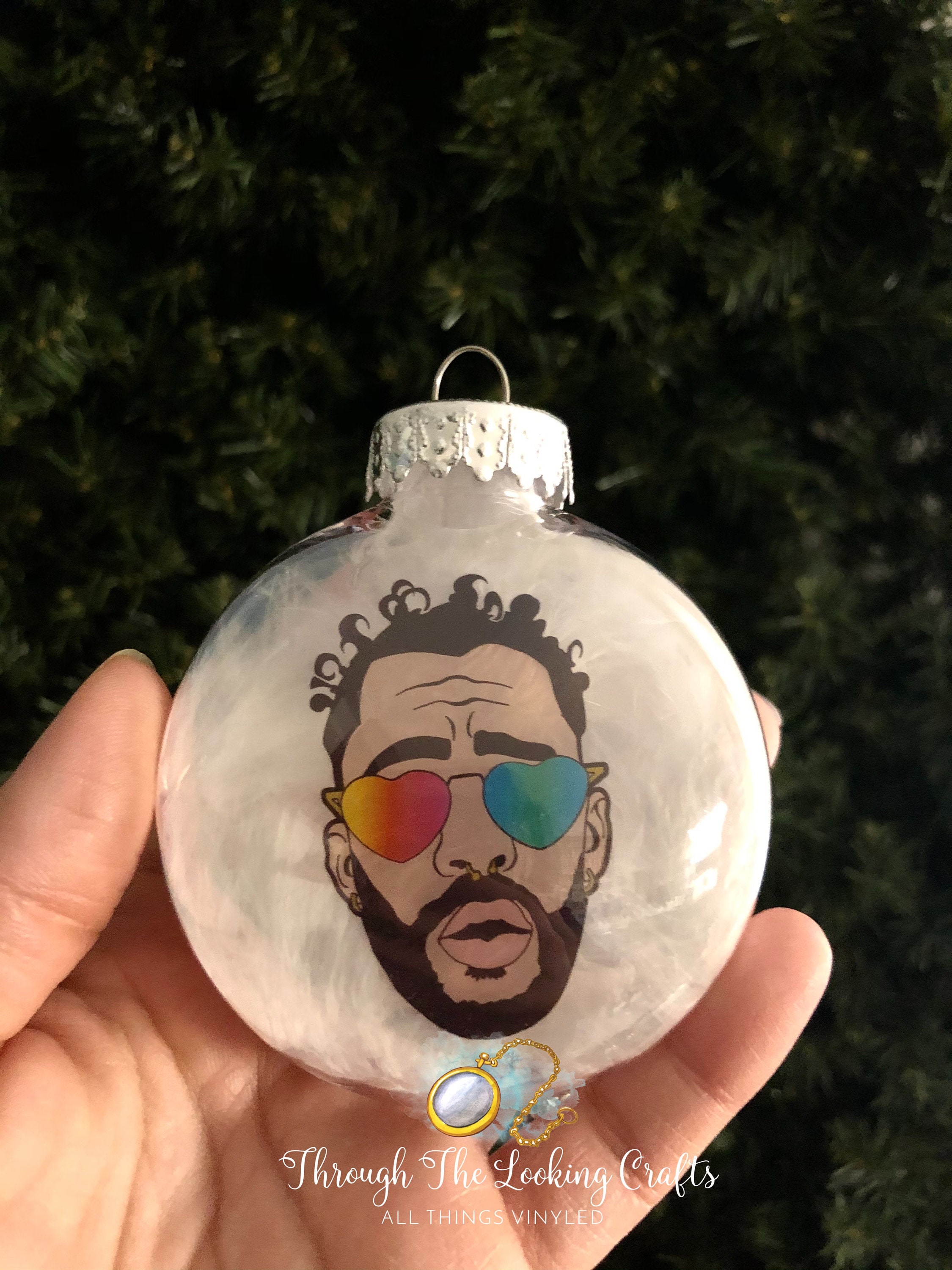 Latin Reggaeton Singer Rapper Inspired Christmas Ornaments - Etsy