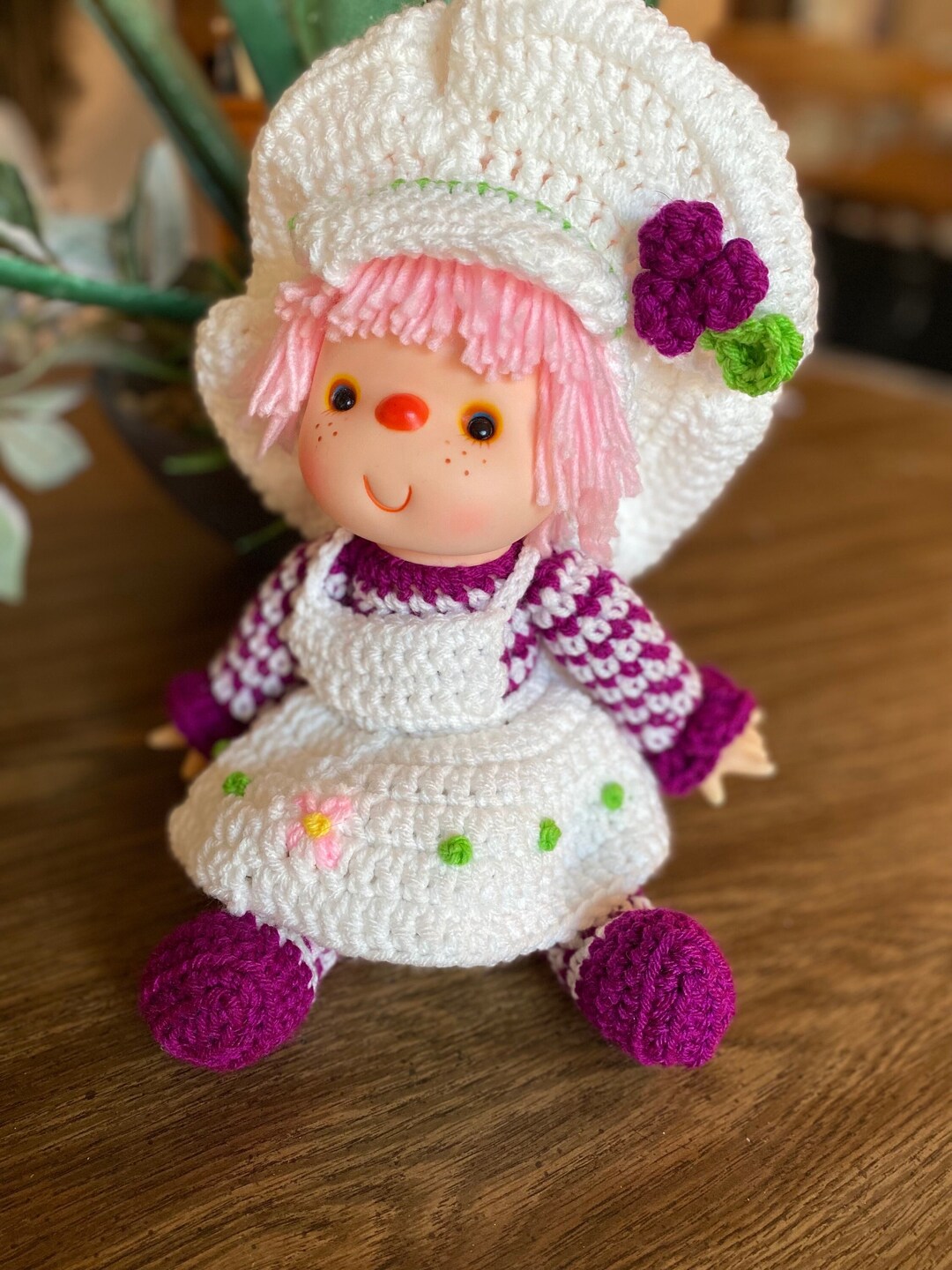 Raspberry Tart Crocheted Doll - Etsy