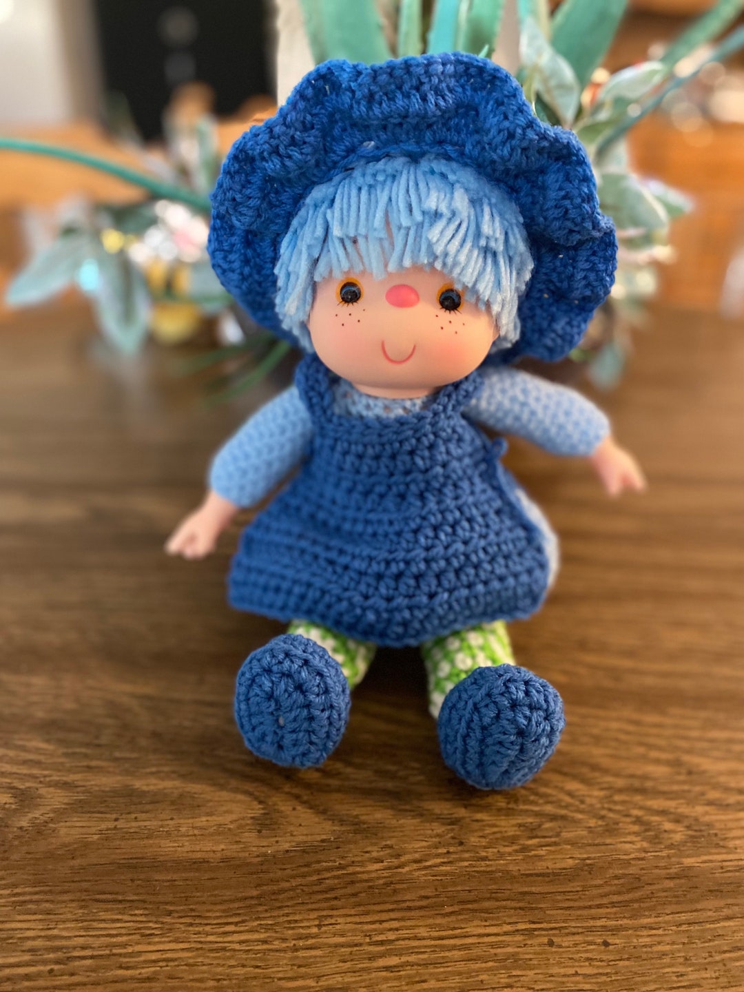 Blueberry Muffin Strawberry Friend Crocheted Doll - Etsy