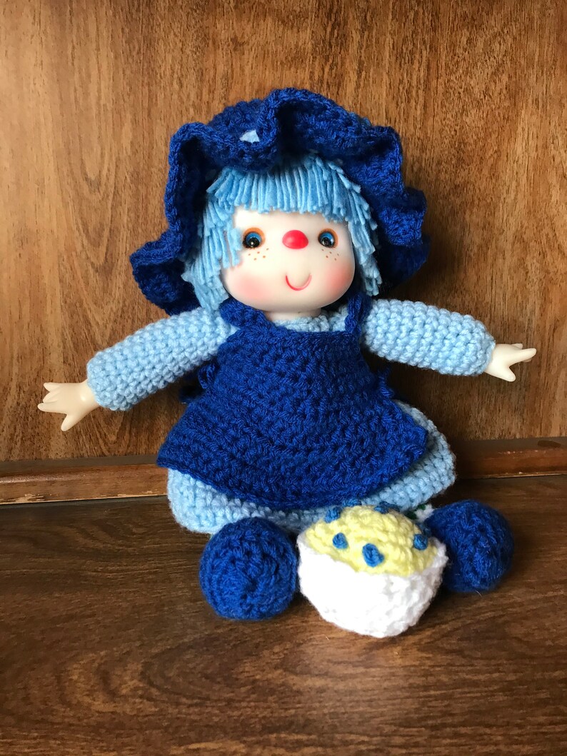 Blueberry Muffin Strawberry Friend Crocheted Doll Pattern - Etsy