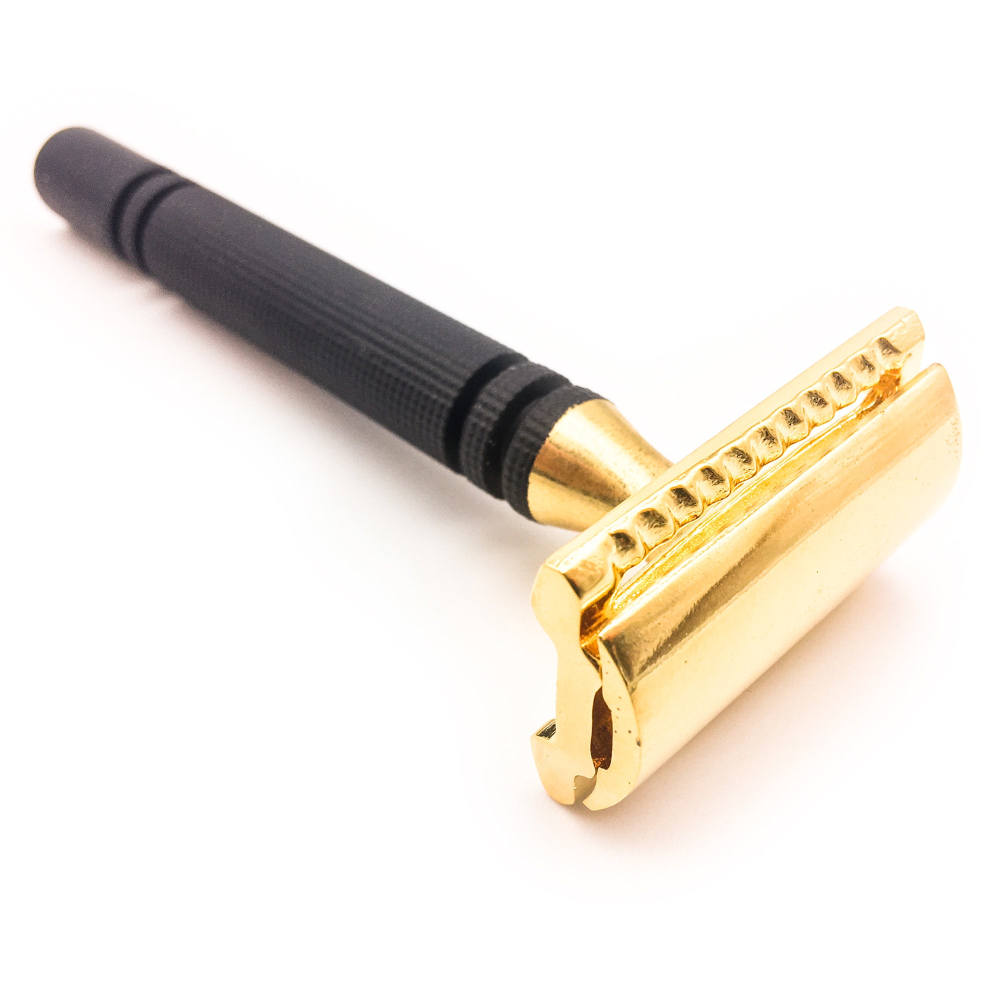 Black and Gold Double Edge Safety Razor With Handmade - Etsy