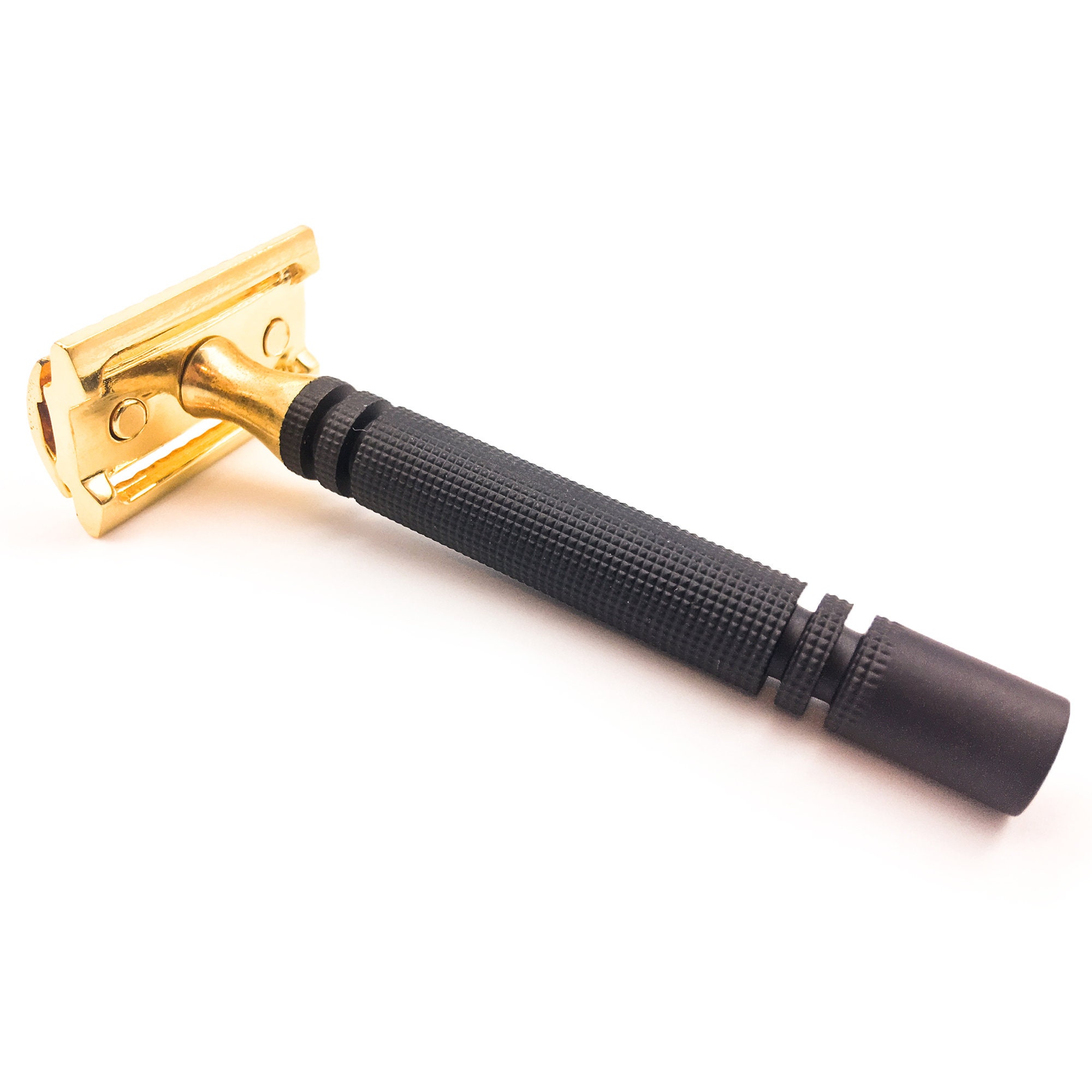 Black and Gold Double Edge Safety Razor With Handmade - Etsy