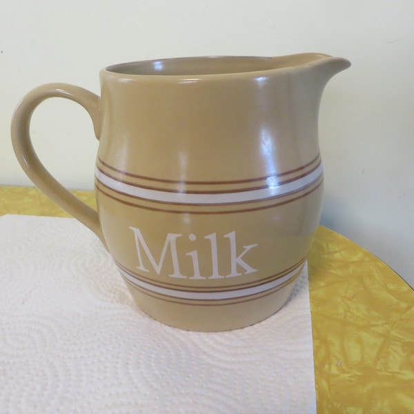 Yellow Ware Pitcher - Etsy
