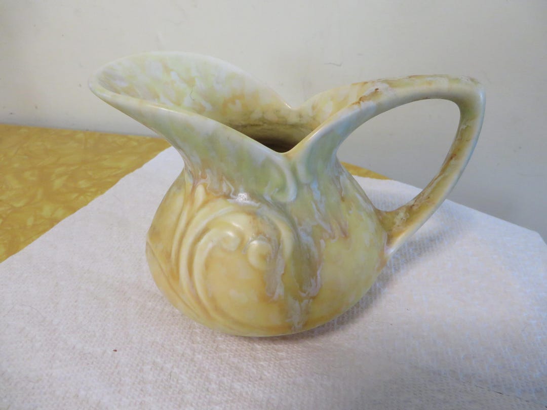 Vintage Art Deco Beswick Pottery Pitcher/jug 136, Drip Painted England ...