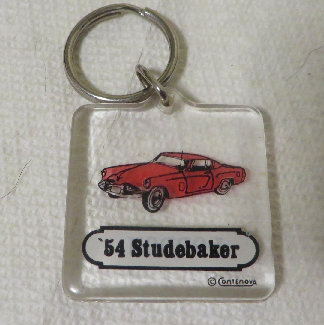 1950s 1954 Studebaker by Gordon Motors Plastic Keychain - Etsy