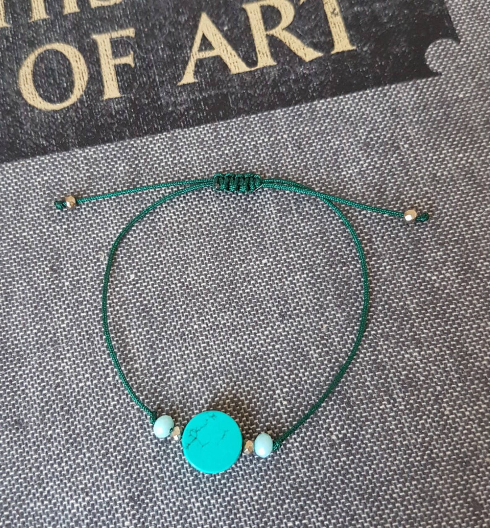 Pulsera turquesa / pulsera de buena suerte / joyería de yoga / - Etsy ...