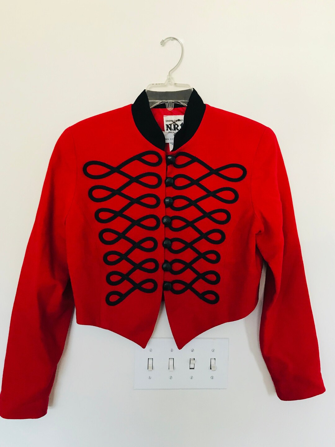 Vintage Bright Red "marching Band" Inspired Jacket. - Etsy