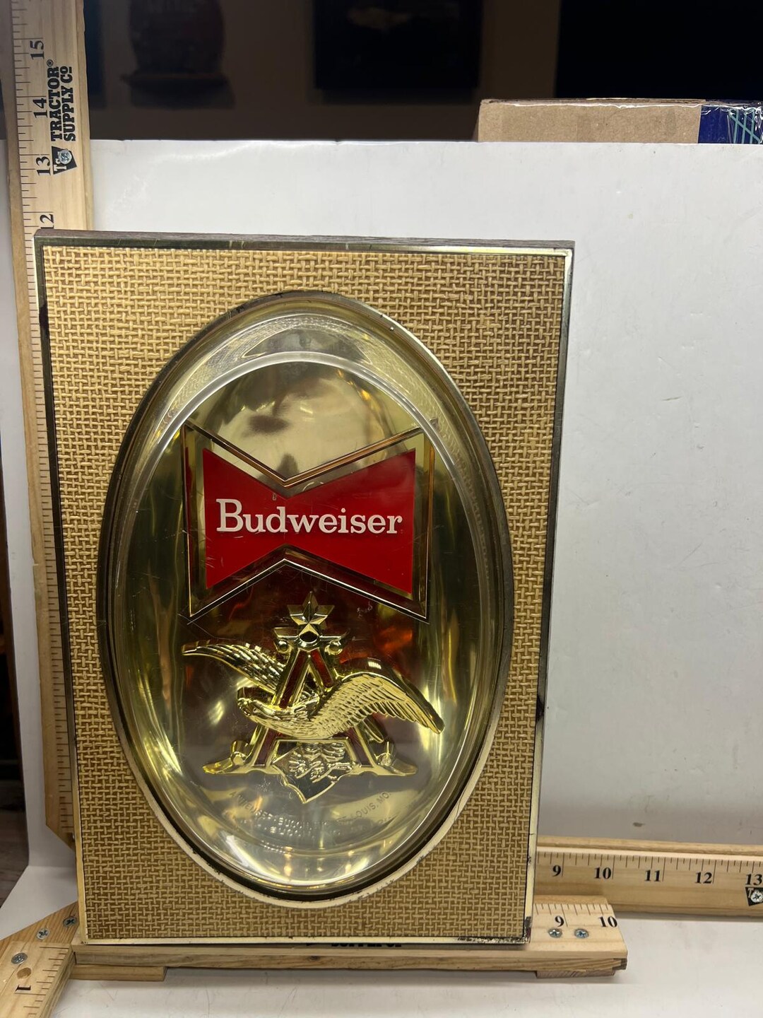 Vintage Budweiser Wall Plaque Anheuser Busch Eagle Logo Bar Decor - Etsy