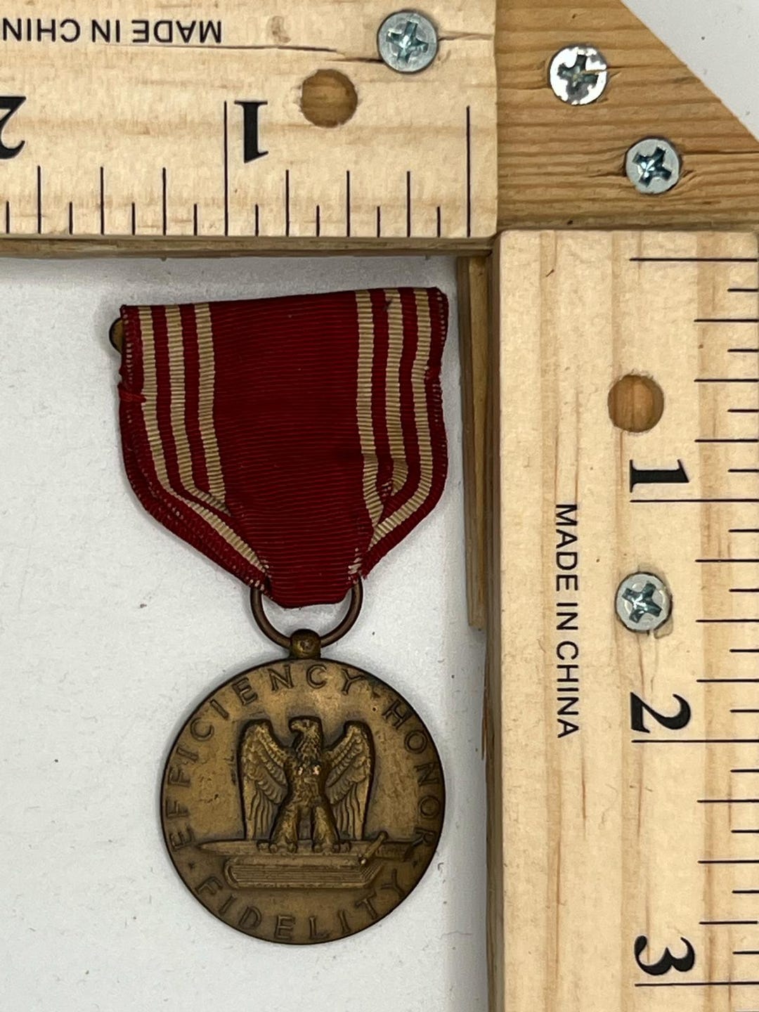 Vintage U.S. Army Good Conduct Medal WWII Era Military Award ...