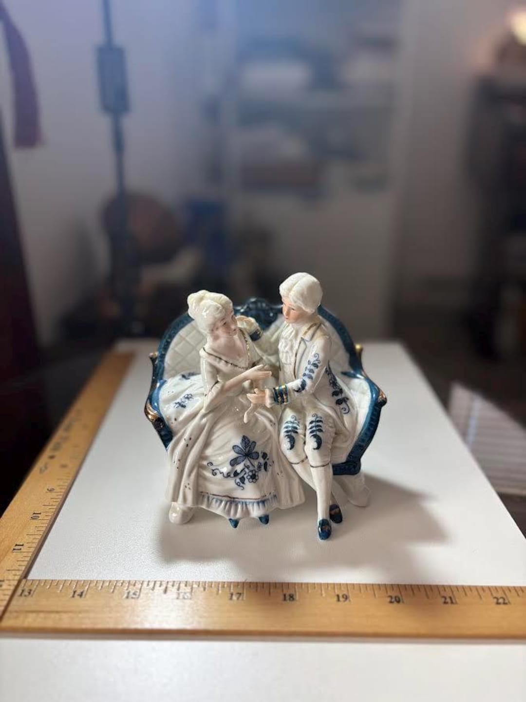 Vintage Porcelain Figure - Etsy