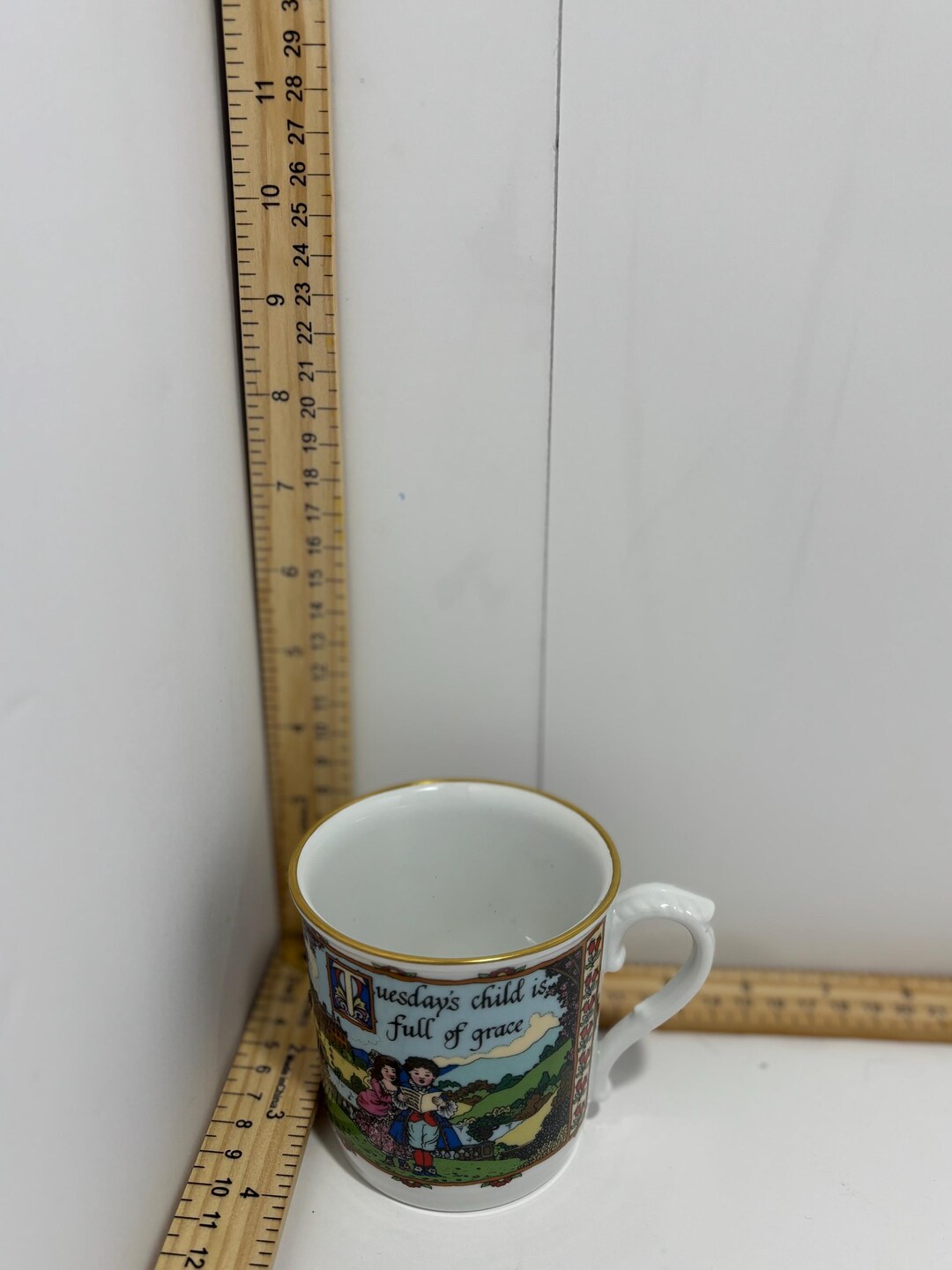 Royal Worcester Sue Scullard '90 Tuesday's Child Mug - Vintage ...