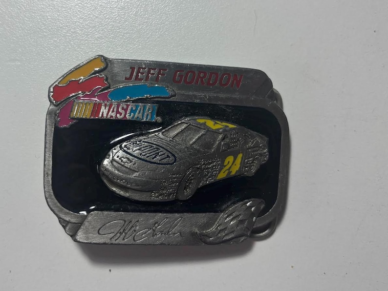 Jeff Gordon NASCAR Belt Buckle - Etsy
