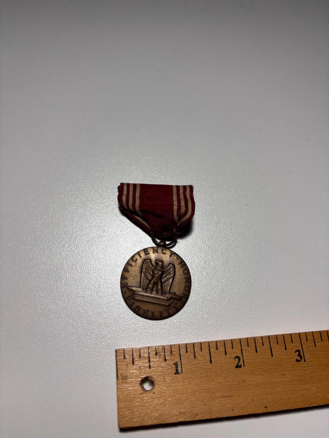 WW2 Army Good Conduct Medal Efficiency Honor Fidelity Clutch Back - Etsy