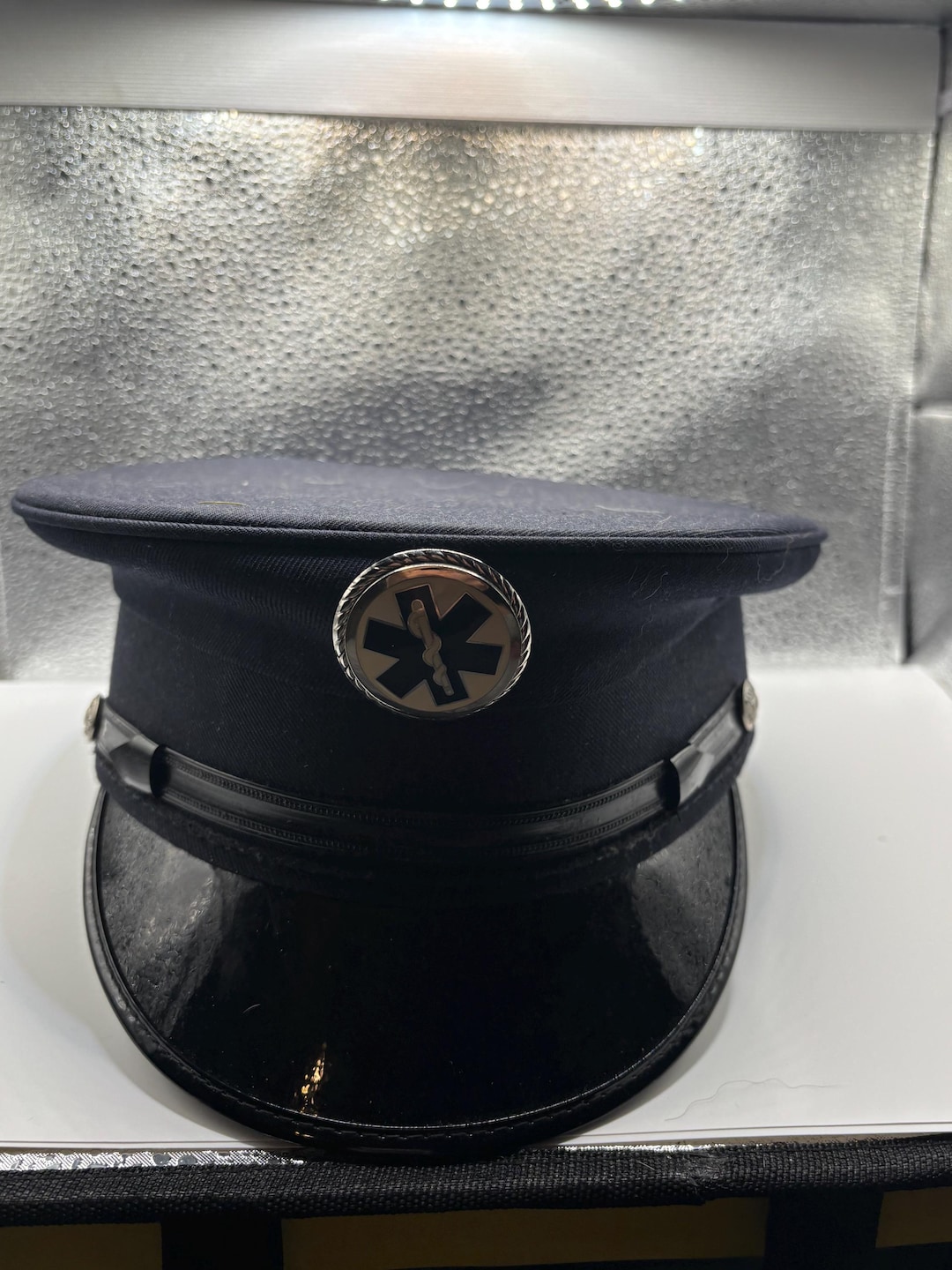 Vintage EMS Uniform Hat – Emergency Medical Services Cap With Star of ...
