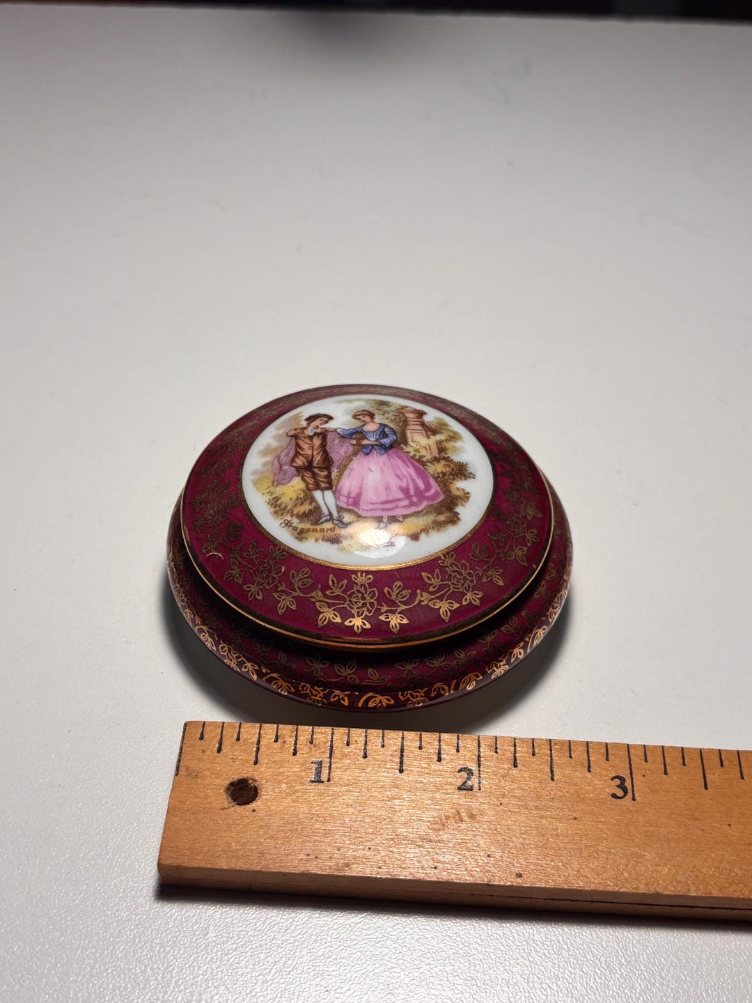Vintage Limoges French Porcelain Trinket Box La Reine Porcelain B 19 ...