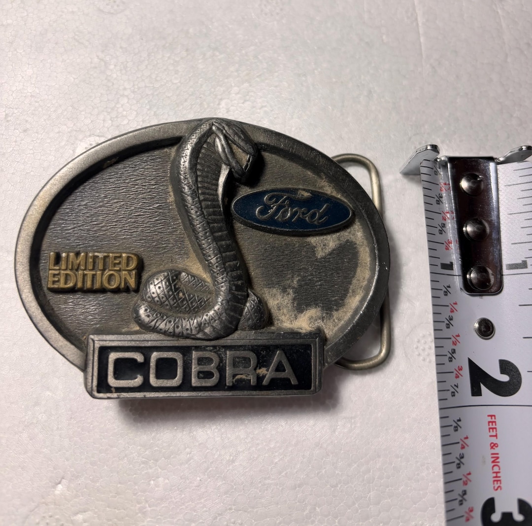 Ford Mustang Shelby Cobra Csx Racing Gt Fastback Nhra 90s Vintage Belt ...