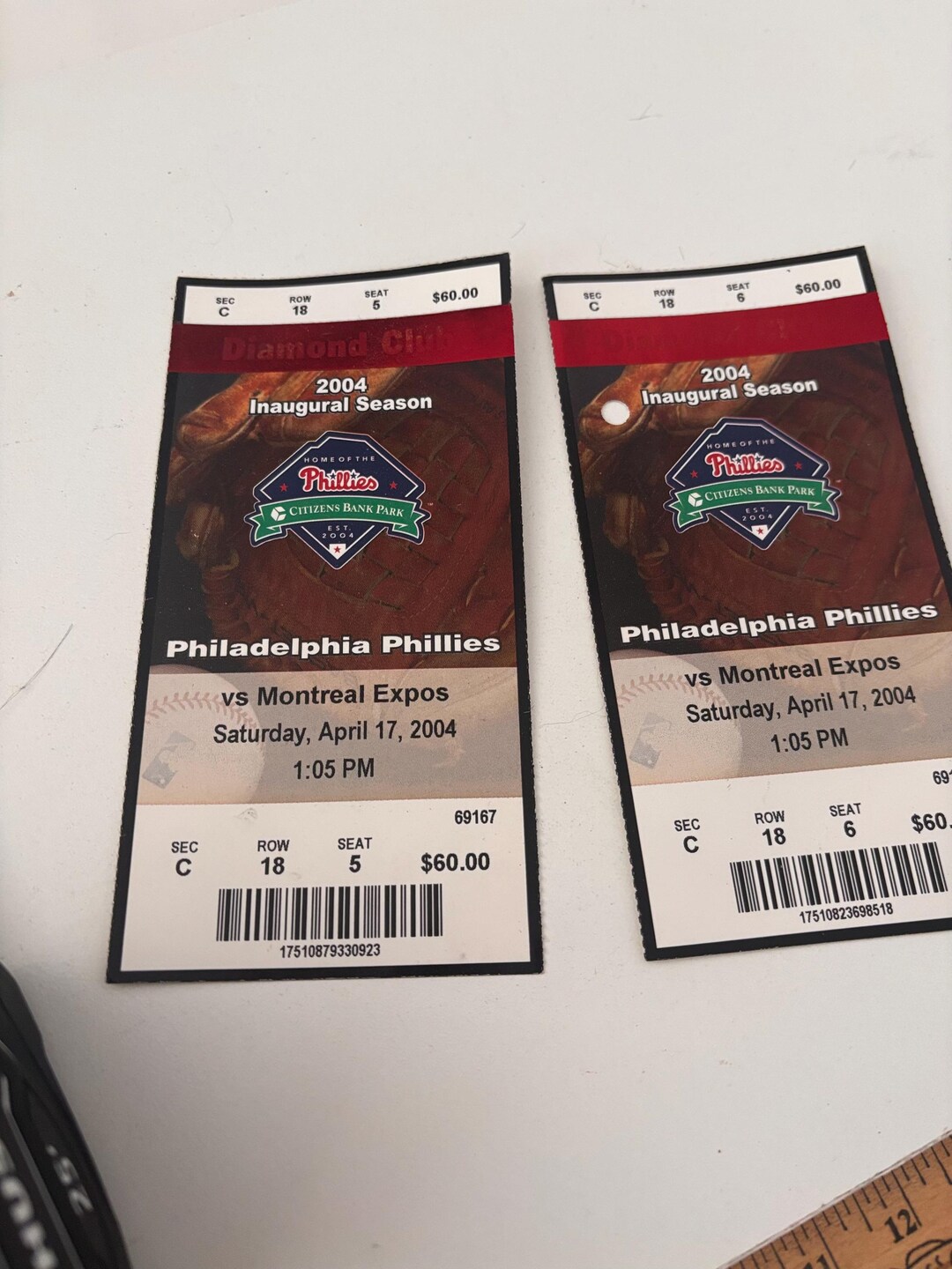 Florida Marlins Vs Phillies Ticket Stub 4/22/04 - Etsy