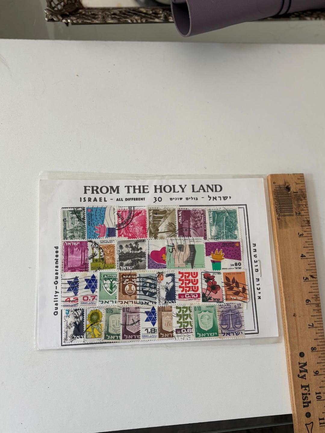 Vintage Israel Stamp Collection – “from the Holy Land” Packet – 30 ...