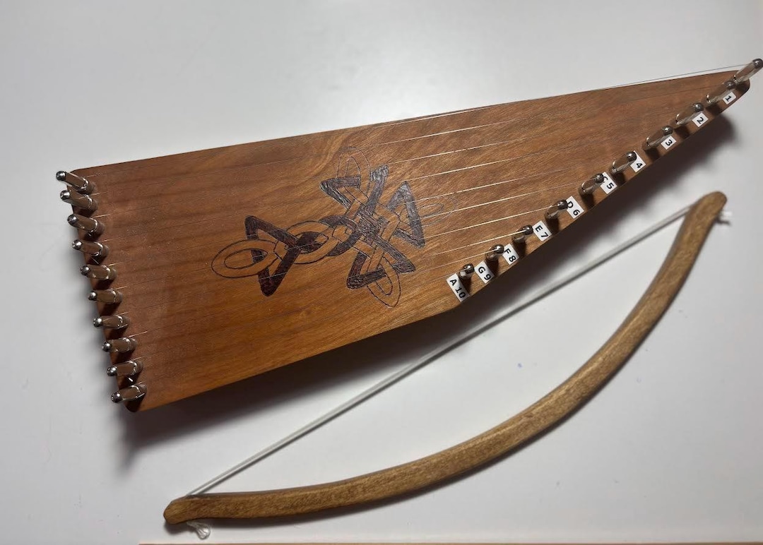 Vintage Bowed Psaltery Wooden String Instrument - Etsy