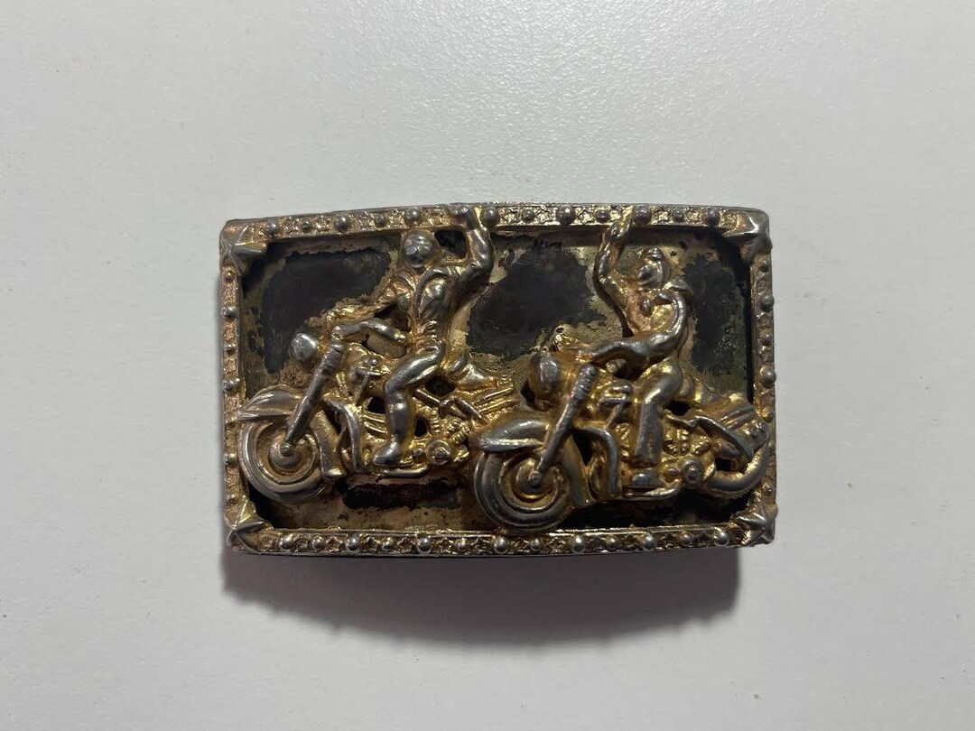 Harley Biker Gang Greaser Belt Buckle - Etsy