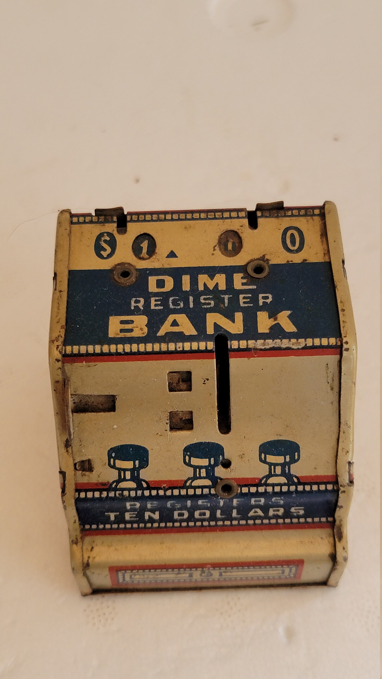 Vintage Small Dime Register Box Table Decoration - Etsy