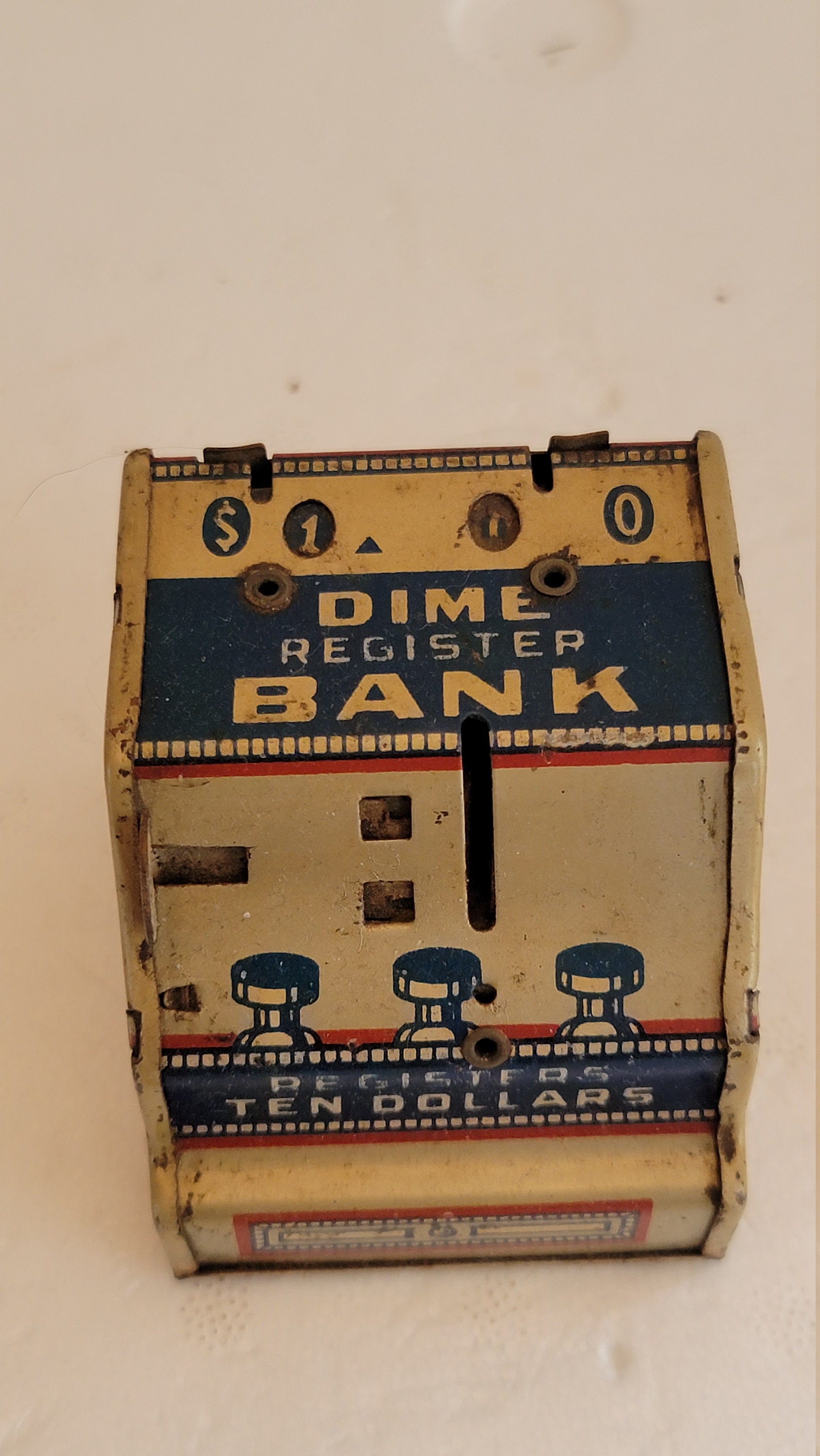 Vintage Small Dime Register Box Table Decoration - Etsy