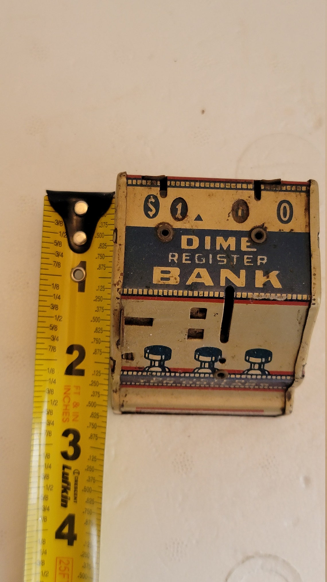 Vintage Small Dime Register Box Table Decoration - Etsy