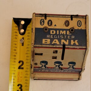 Vintage Small Dime Register Box Table Decoration - Etsy