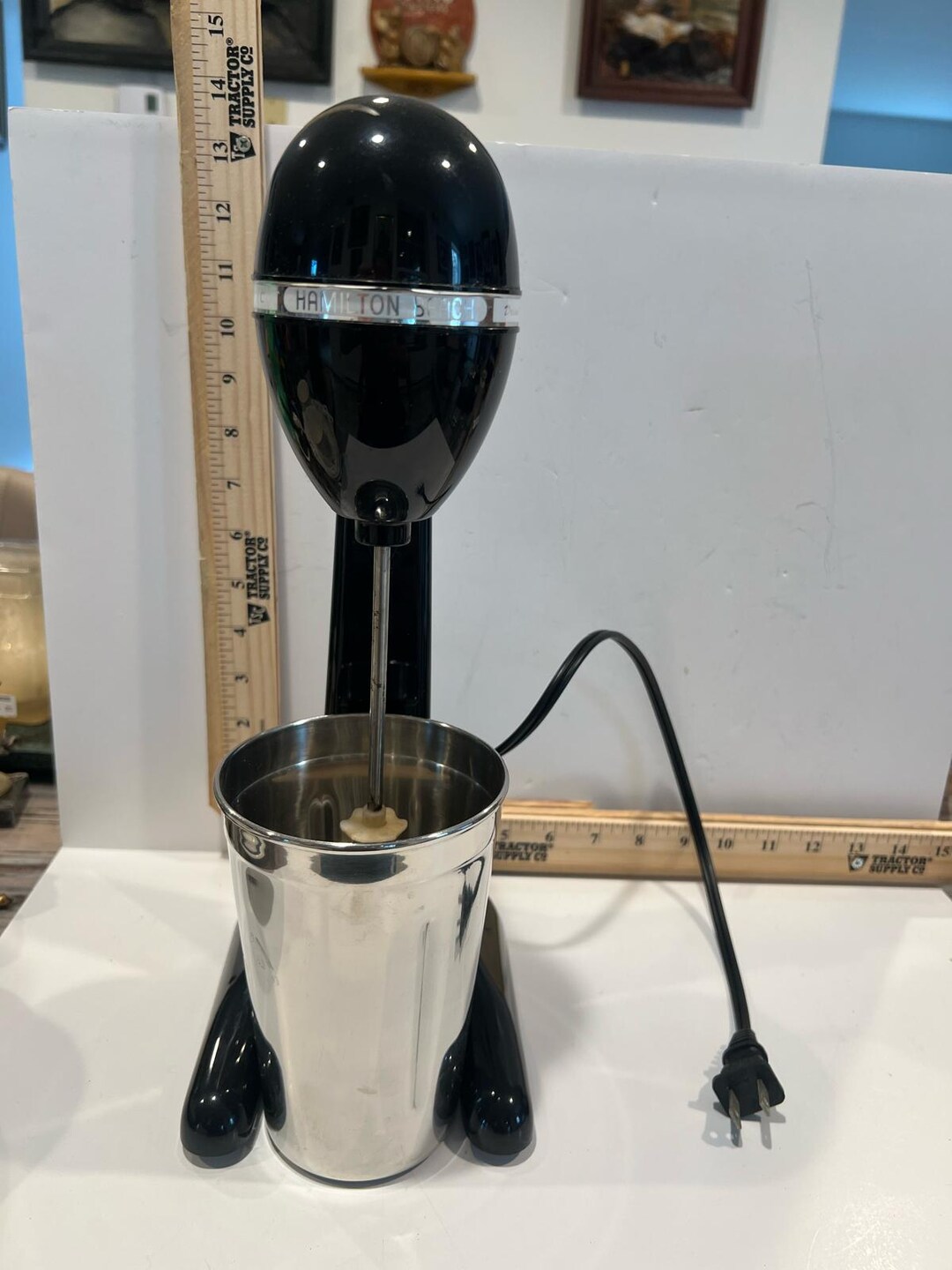 Hamilton Beach Classic Drinkmaster Electric Milkshake Mixer Model 729 ...