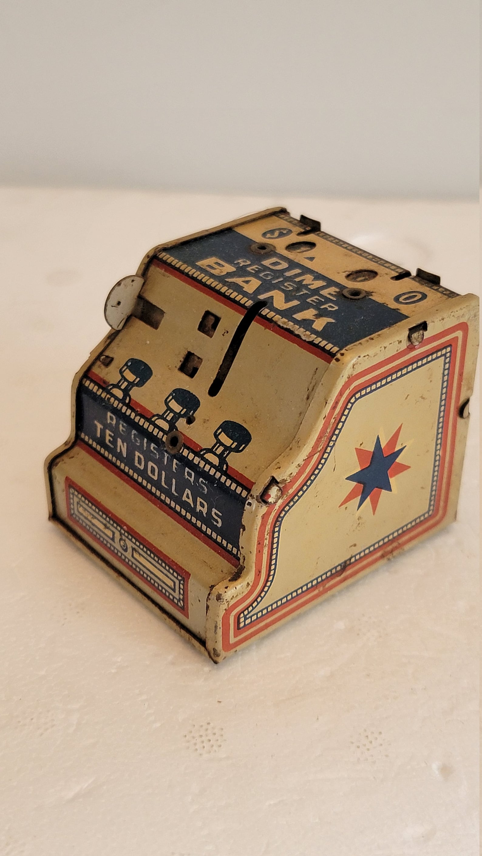 Vintage Small Dime Register Box Table Decoration - Etsy